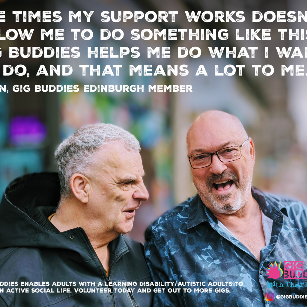 About Gig Buddies with Thera Trust | Thera Trust