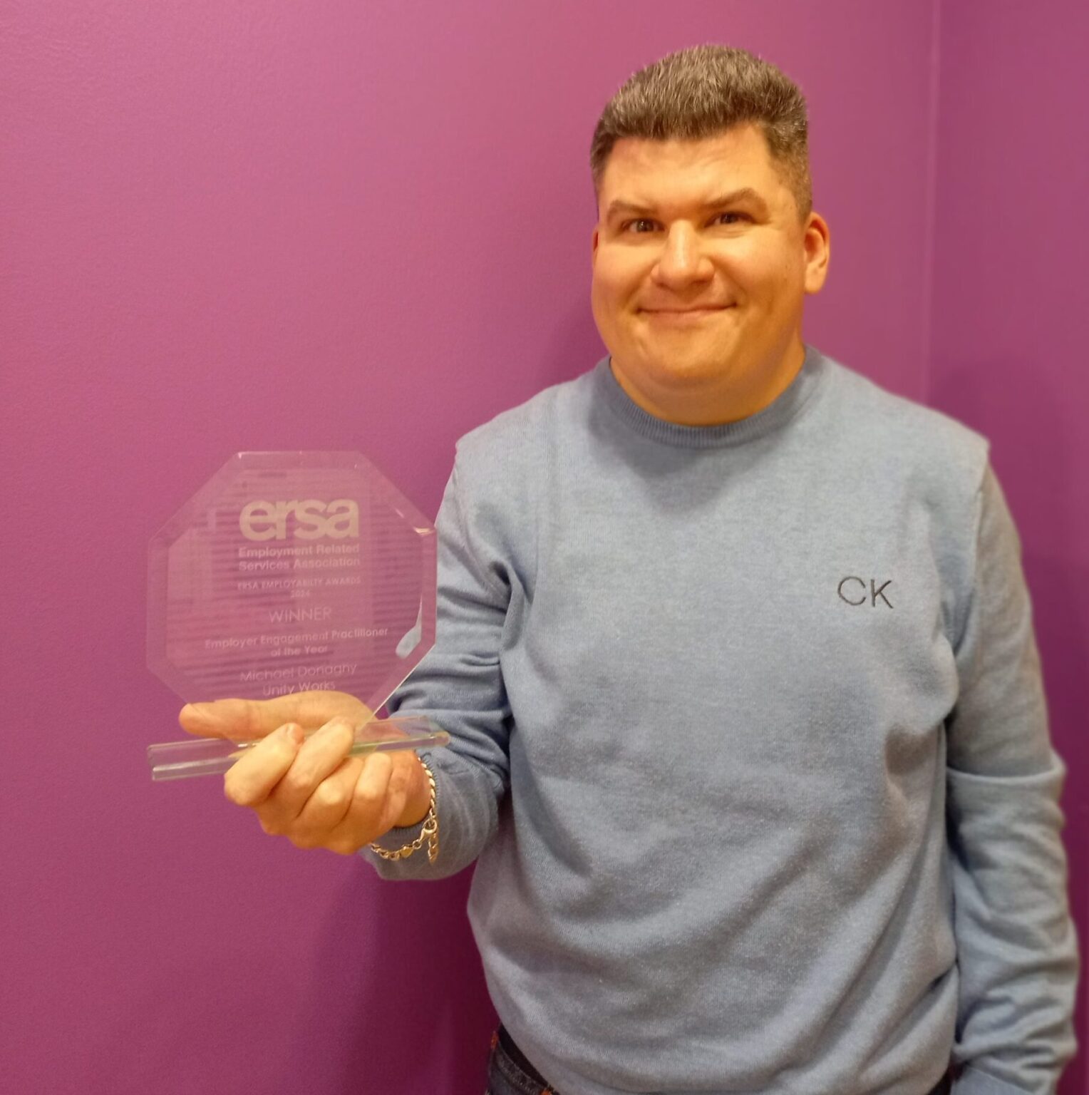 Michael Donaghy wins Employer Engagement Practitioner Award
